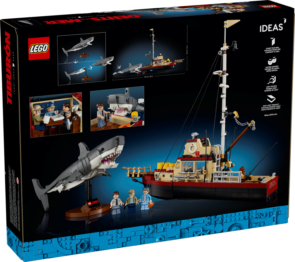 LEGO IDEAS 21350 JAWS, NIB – Bricks and Minifigs Huntsville AL