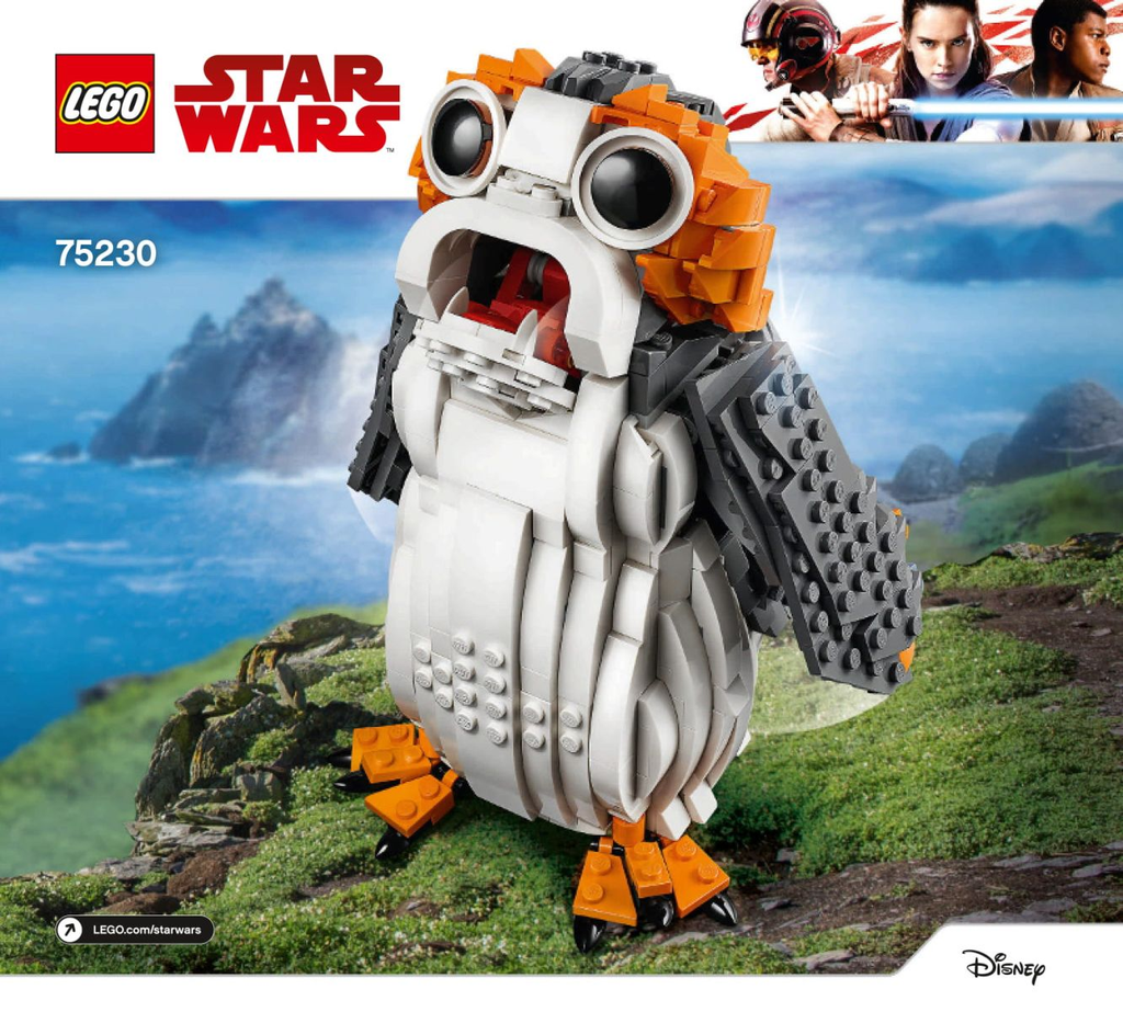 Star Wars Porg LEGO 75230 Certified Retired – Bricks and Minifigs ...