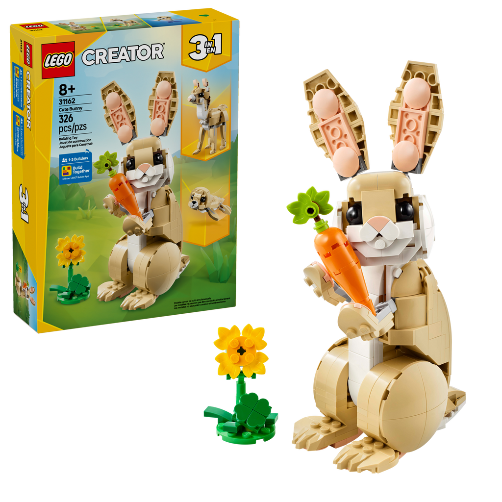 31162 LEGO® Cute Bunny – Bricks and Minifigs Huntsville AL