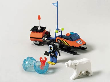 LEGO 6586 Arctic Polar Scout, retired, certified in plain white box, u ...
