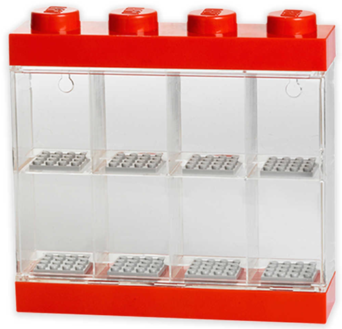 LEGO Minifigure Display Case 8- Red – Bricks and Minifigs Huntsville AL