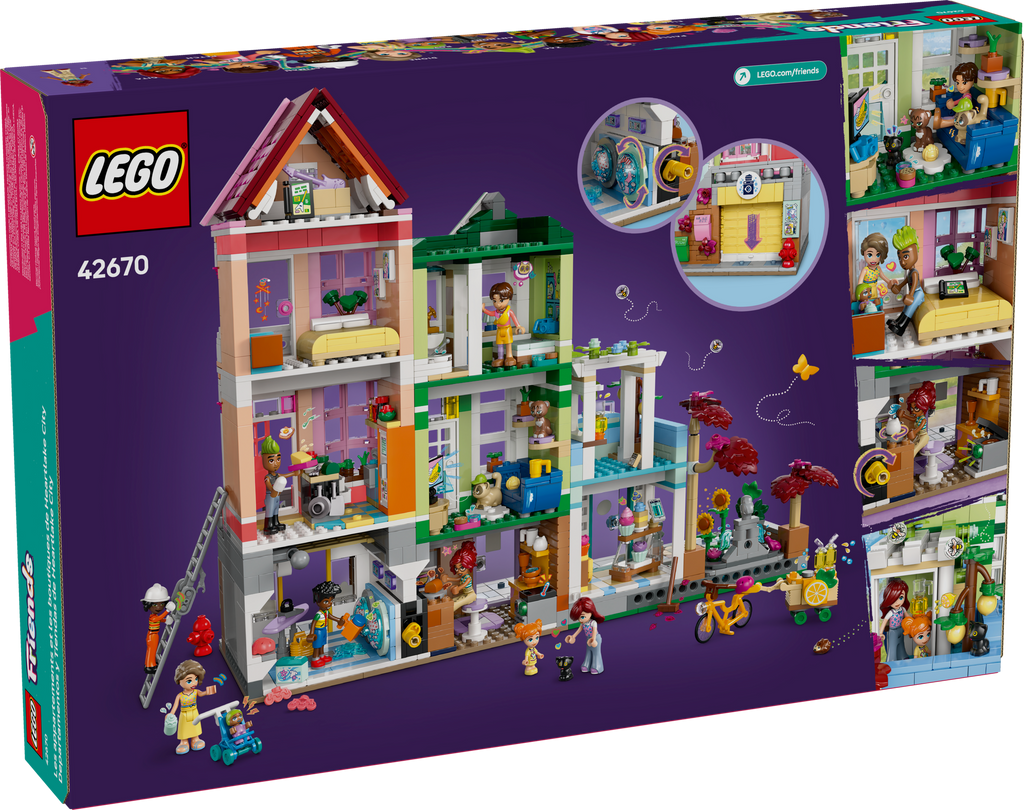 42670 LEGO® Heartlake City Apartments and Stores – Bricks and Minifigs ...