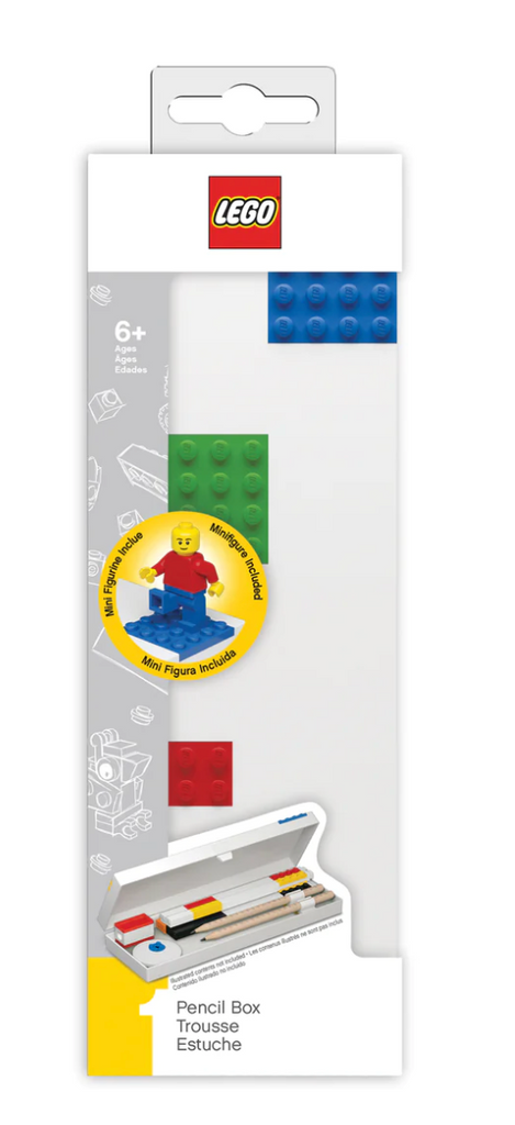 LEGO® Iconic Pencil Box with Minifigure – Bricks and Minifigs Huntsville AL
