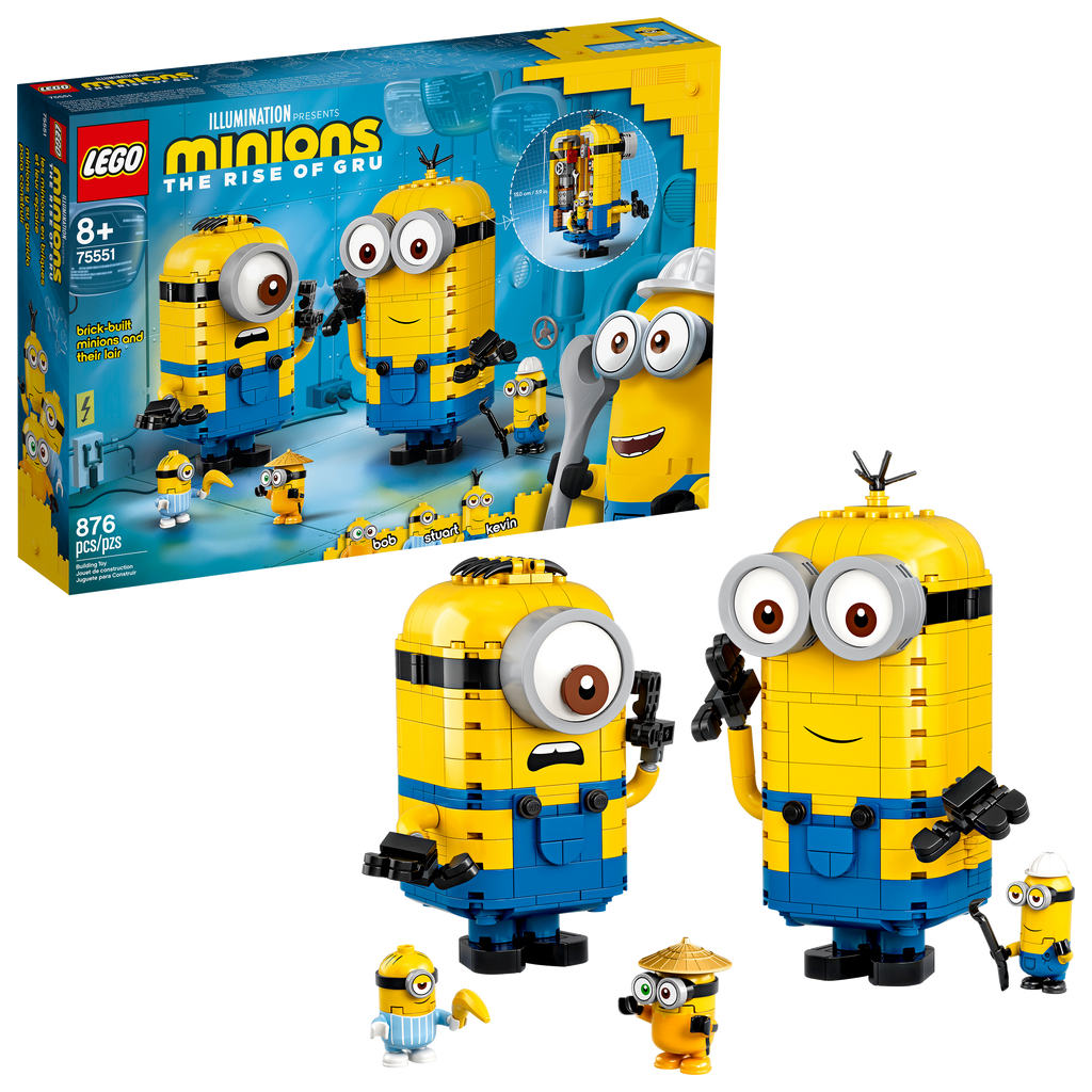 75551 Brick-Built Minions and Their Lab Certified (Pre-owned) in origi ...
