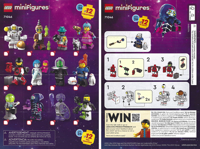 71046 LEGO Series 26 Space Minifigures – Bricks and Minifigs Huntsville AL