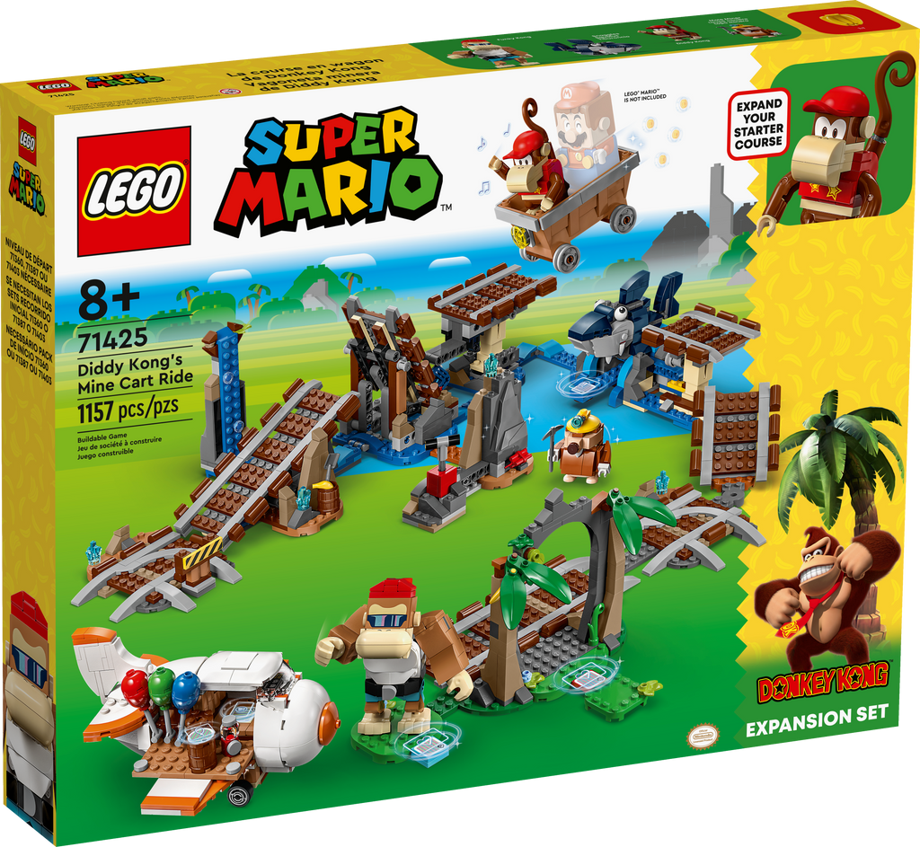 71425 LEGO Diddy Kong's Mine Cart Ride Expansion Set – Bricks and ...