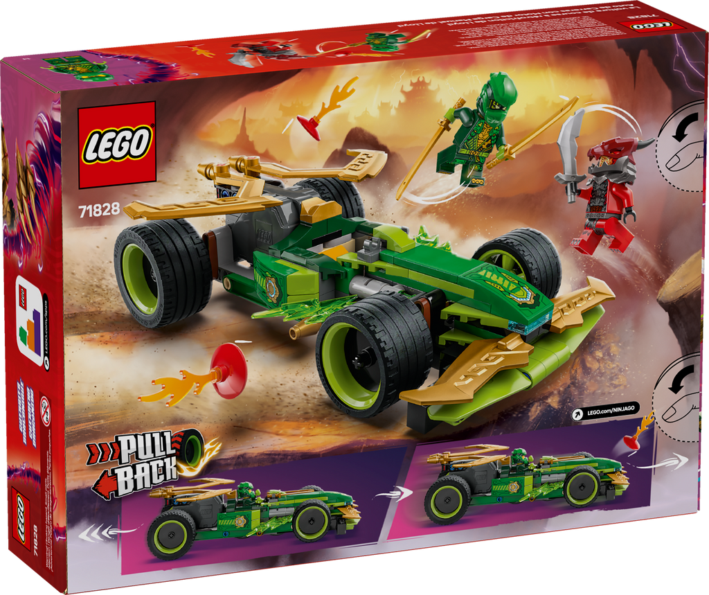 71828 LEGO® Lloyd's Pull-Back Race Car – Bricks and Minifigs Huntsville AL