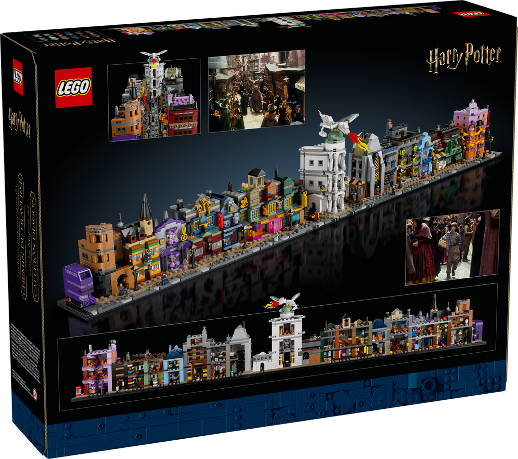 76444 LEGO® Diagon Alley™ Wizarding Shops – Bricks and Minifigs ...