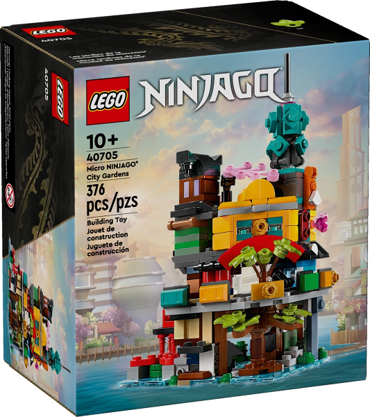 40705 Micro NINJAGO City Gardens, NIB, Retired – Bricks and Minifigs ...