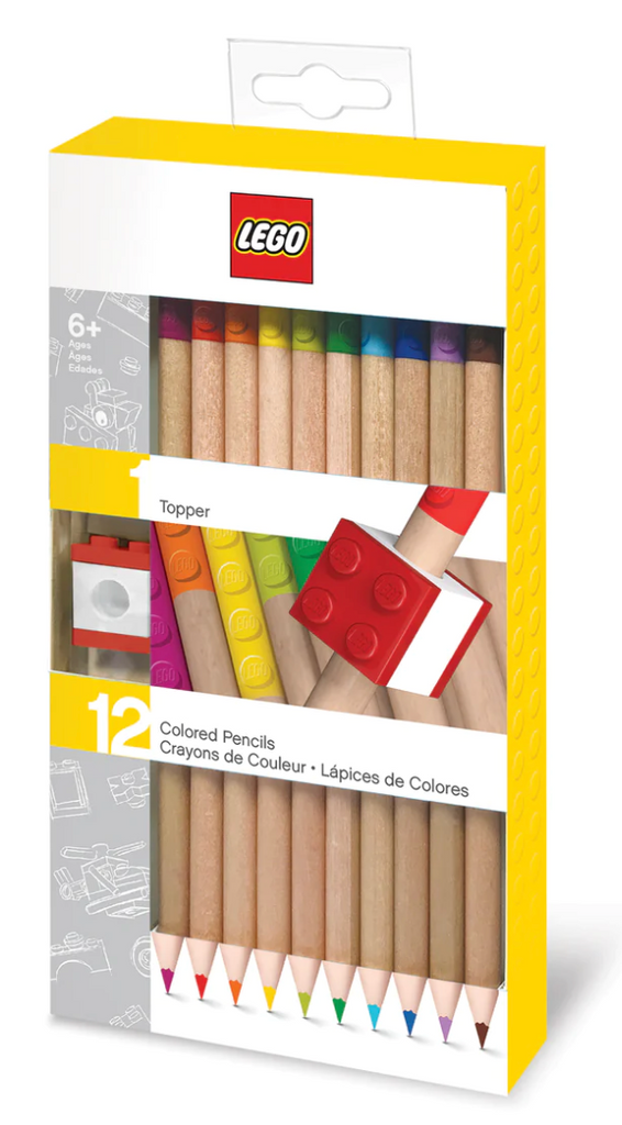 LEGO® Iconic Colored Pencils with Topper – Bricks and Minifigs ...