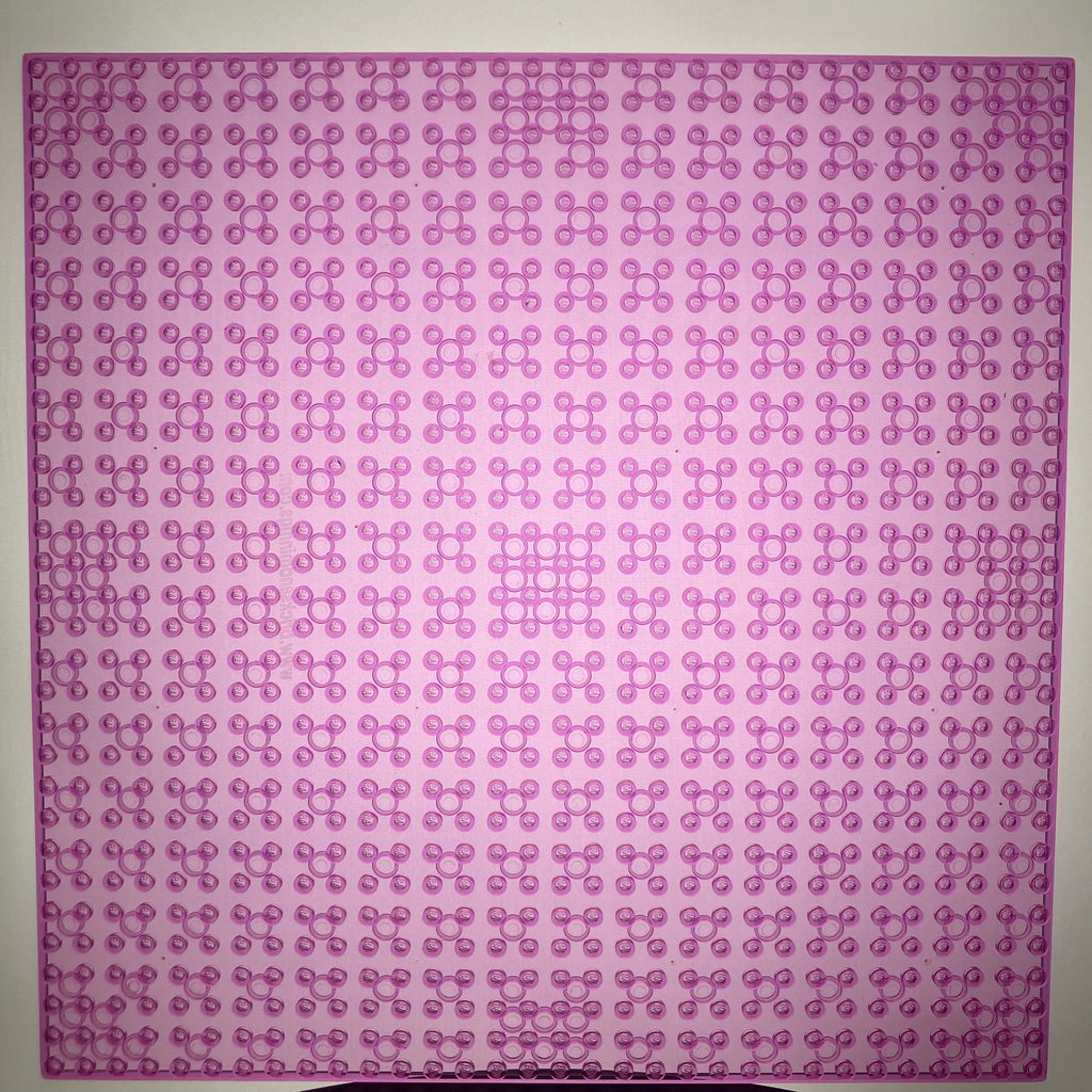 BAM Baseplate - LEGO® Clear Pink – Bricks and Minifigs Huntsville AL