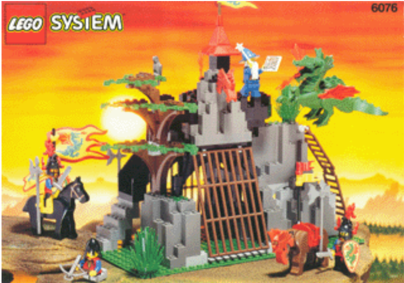 6076 LEGO Dark Dragon's Den – Bricks and Minifigs Huntsville AL