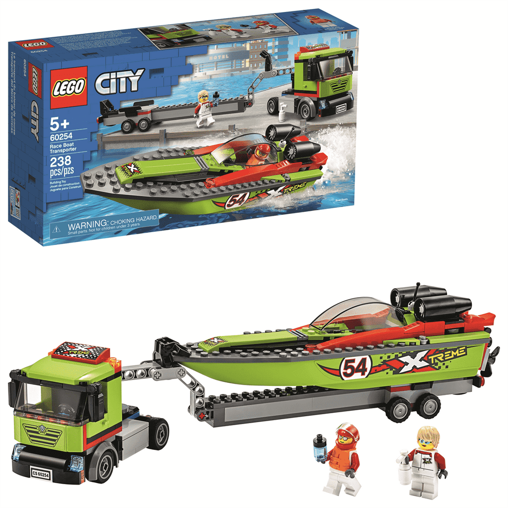City Race Boat Transporter LEGO 60254 NIB – Bricks and Minifigs ...