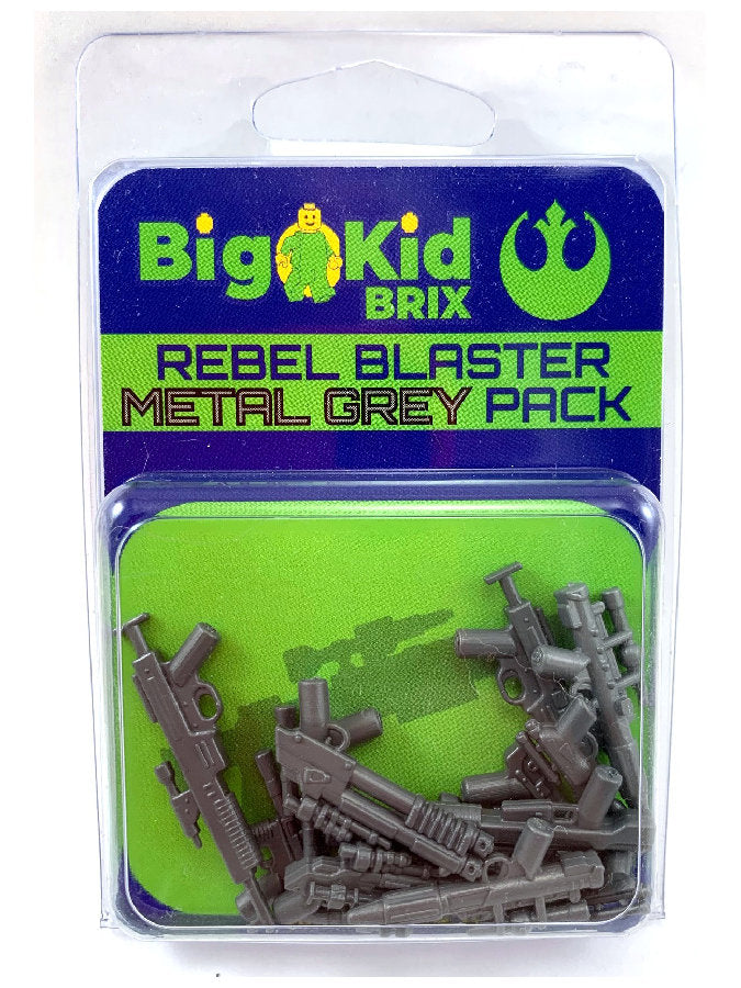 Rebel Blaster Metal Grey Pack – Bricks and Minifigs Huntsville AL