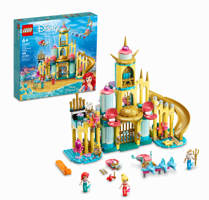 43207 Ariel's Underwater Palace – Bricks and Minifigs Huntsville AL